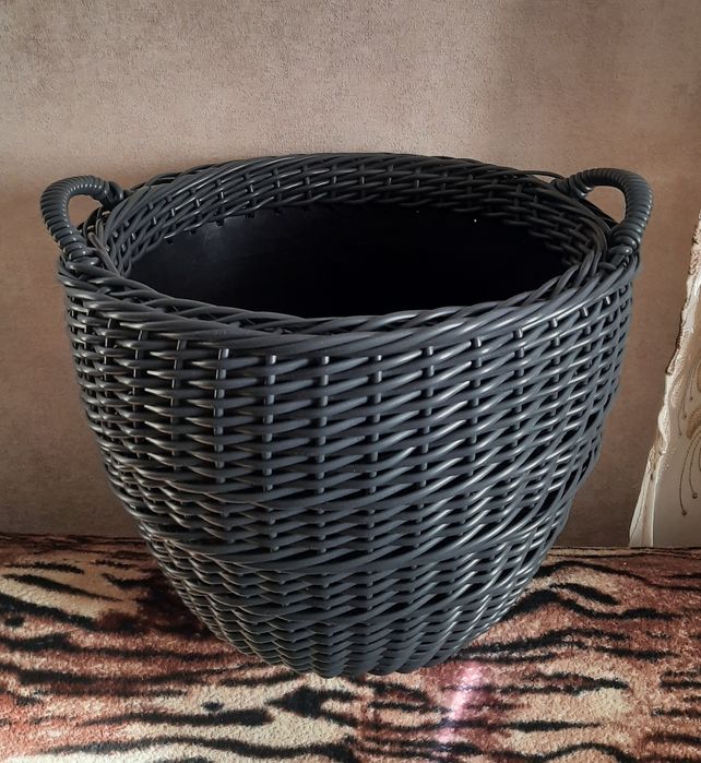 Кашпо з ротанга вазон дровниця корзина для дров 270 грн Прочие товары для дома Полтава на Olx