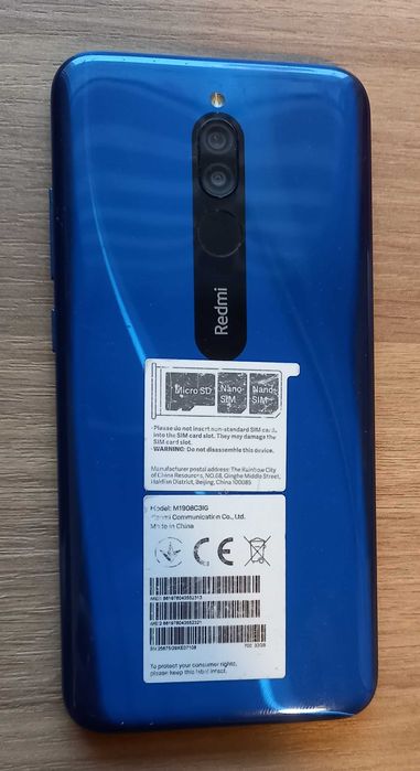 Xiaomi Redmi 8, 3GB/32GB, model M1908C3IG Kutno • OLX.pl
