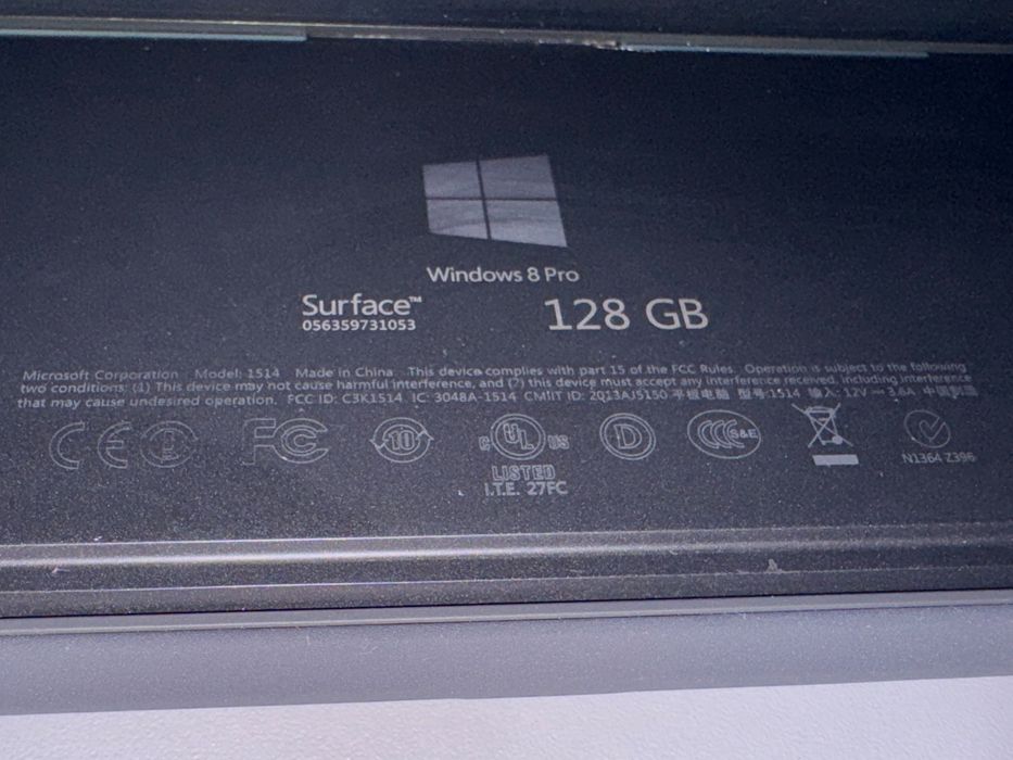 Планшет - ноутбук Microsoft Surface Pro (Gen1) 128gb model 1514: 3 898 ...