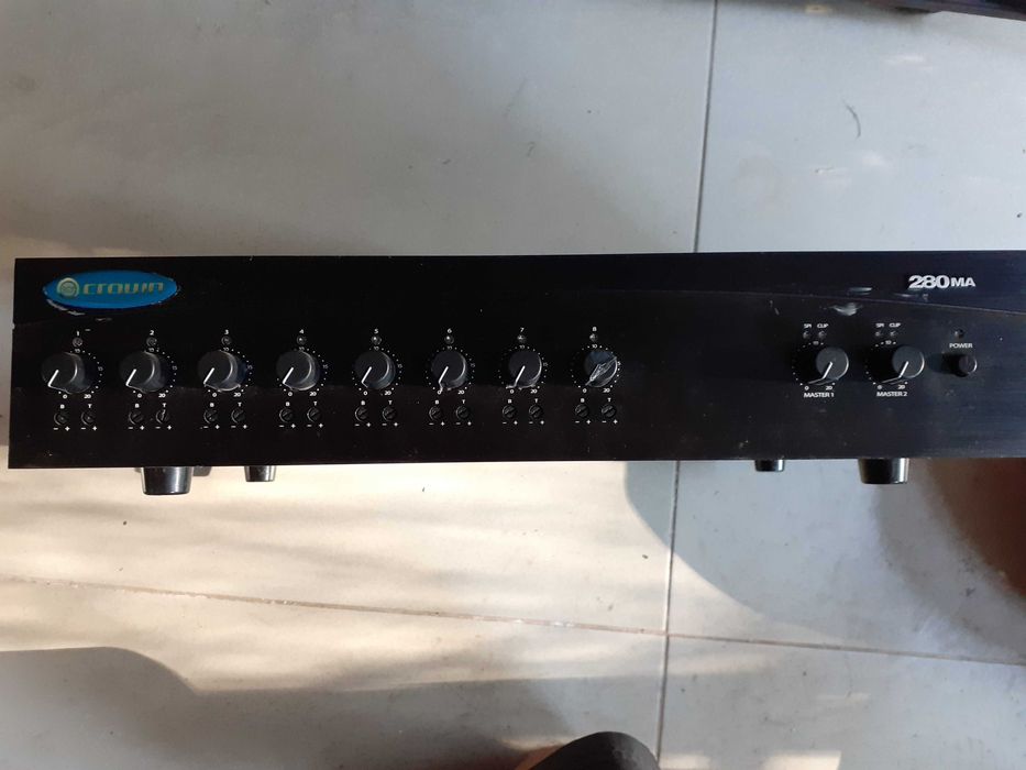 Amplificador misturador Crown 280MA Rio Tinto • OLX Portugal