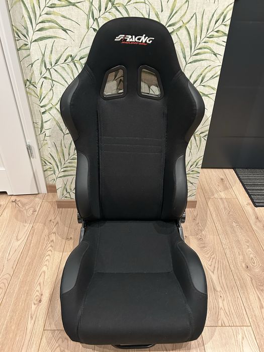 Fotel kubełkowy S Racing Simoni Sport – idealny do simracing / gamingu ...