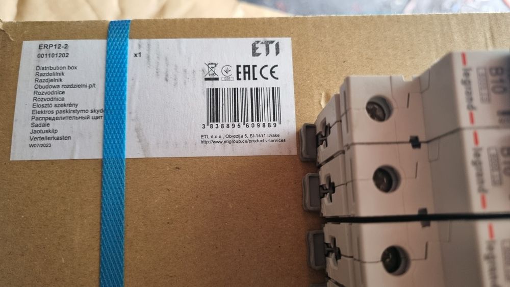 Rozdzielnica podtynkowa 2x12 ETI ERP12-2 Legrand bezpieczniki Koronowo • OLX.pl