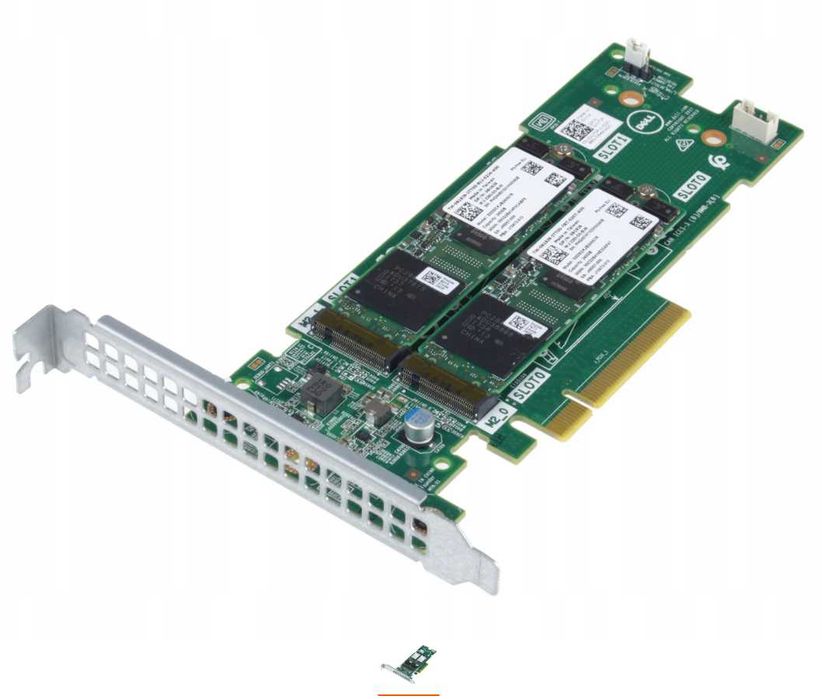Dell BOSS-S2 PCIe Gen 2 x4 M.2 NVMe SSD (061F54) x 2 SSD 500GB: 2 600 ...