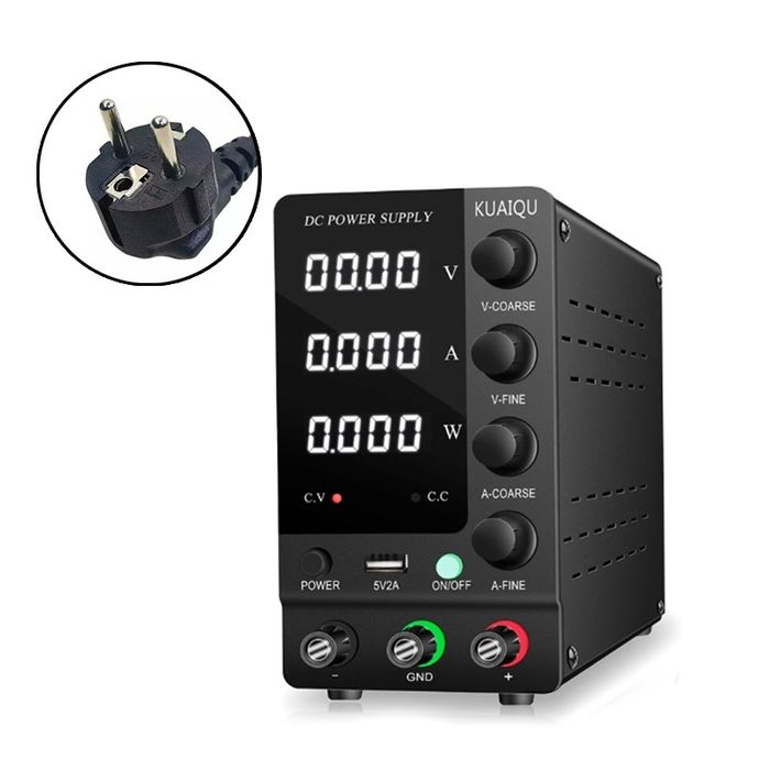 KUAIQU SPS-C3010 імпульсний лабораторний блок живлення: 0-30В, 0-10А: 2 ...