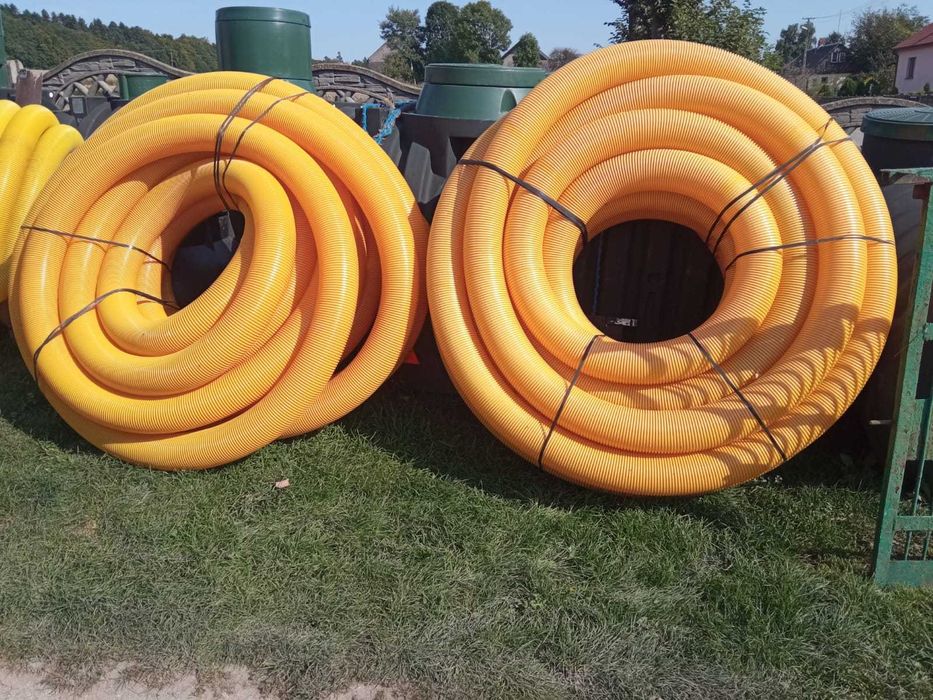 Rury drenarskie odwodnienia z geowłókniną bez, 50, 100, 160, 200 Kielce • OLX.pl