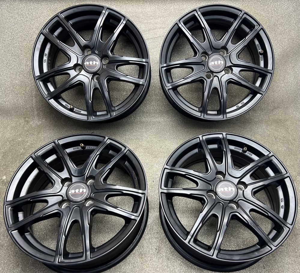 Диски R15 4 100 et38 J6.5 титани logan aveo rio clio opel: 3 250 грн ...