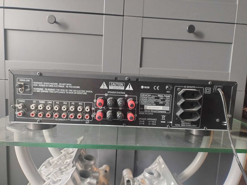 Wzmacniacz DENON PMA 710 AE wraz z pilotem, org kartonem Poznań Stare ...