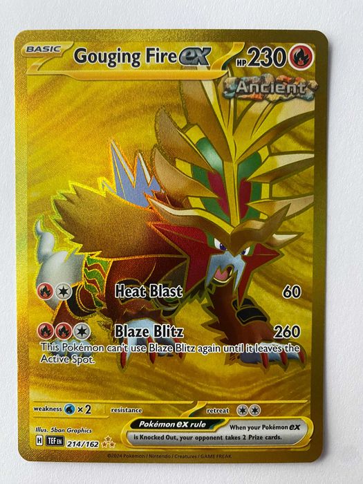 Karta Pokemon: Gouging Fire ex (TEF 214) / Temporal Forces Warszawa ...