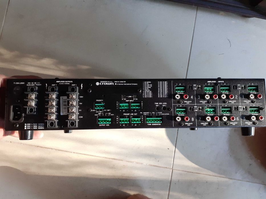 Amplificador misturador Crown 280MA Rio Tinto • OLX Portugal