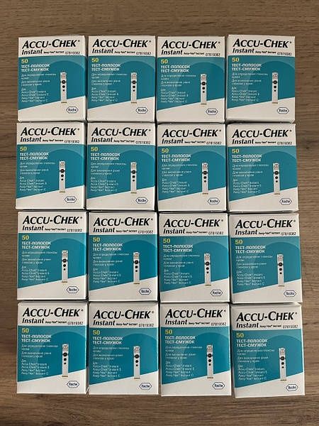 Тест-смужки для глюкометра Accu-chek Instant: 150 грн. - Інша техніка ...