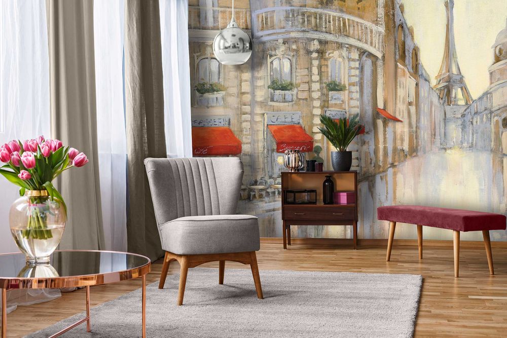 Fototapeta Paryż Szkic Rysunek Abstrakcja 3D Na Twój Rozmiar + KLEJ ...