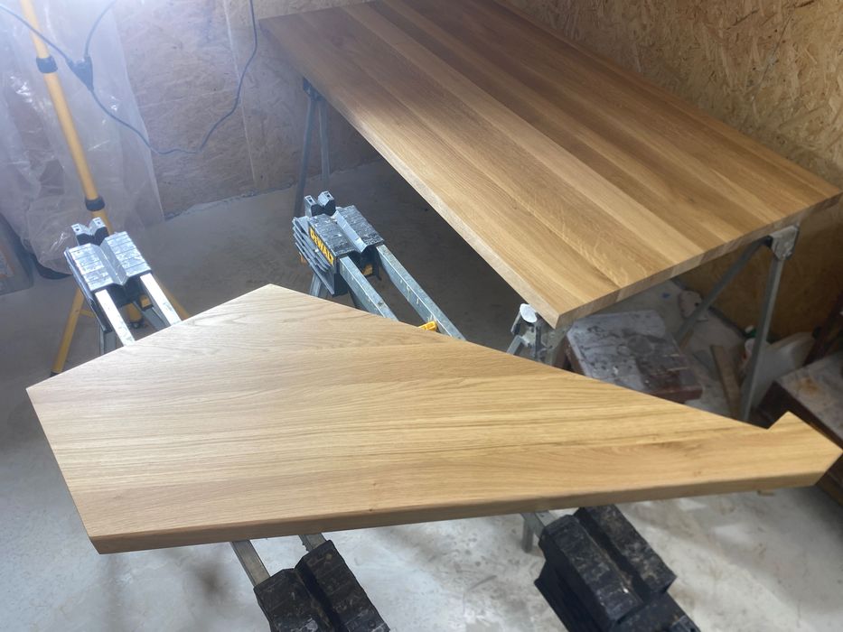 Schody, Stopnie, Trepy, Parapet, Klejonka, Zabiegowe, Dębowe, WYSYŁKA ...