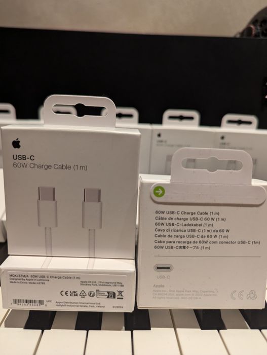 Кабель iPhone 15 / 16 Type C - Type C. Оригинал, OEM: 200 грн. - Data ...