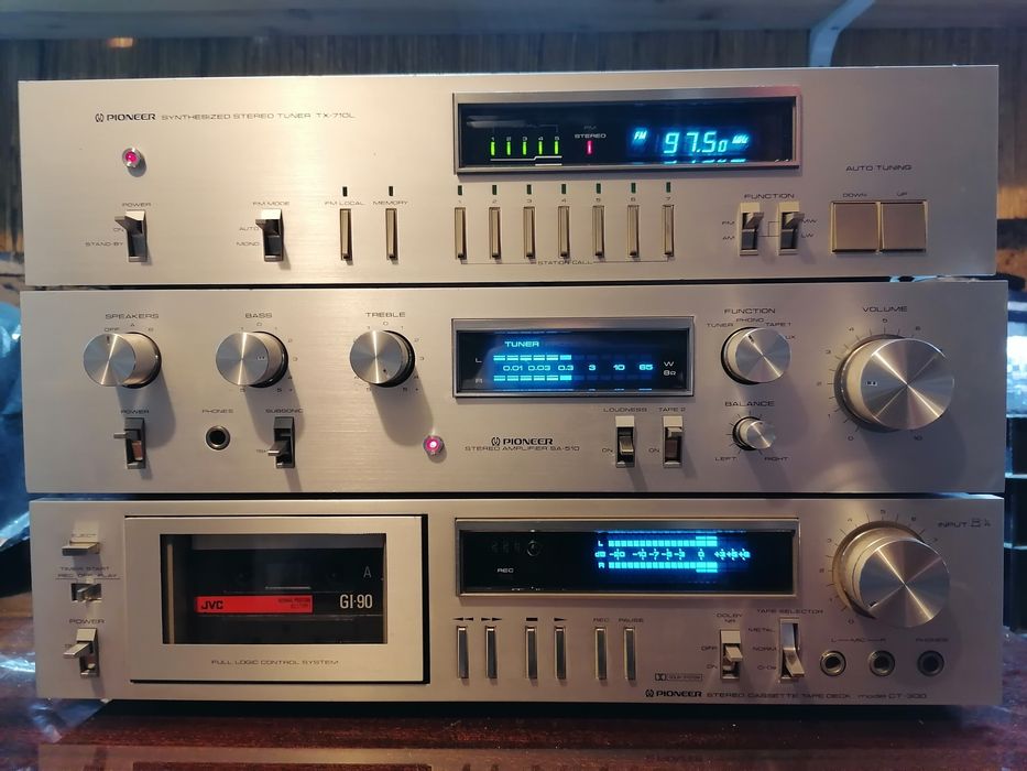 Pioneer Blue line Vintage Audio 1980 zestaw Kleosin • OLX.pl
