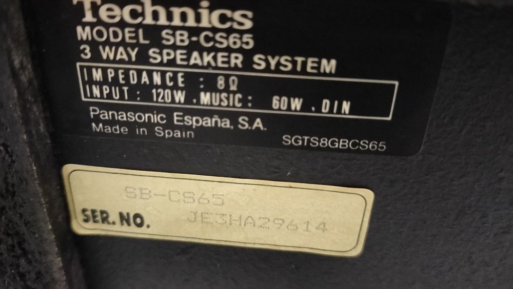 Kolumny Technics SB-CS65 Łęgowo • OLX.pl