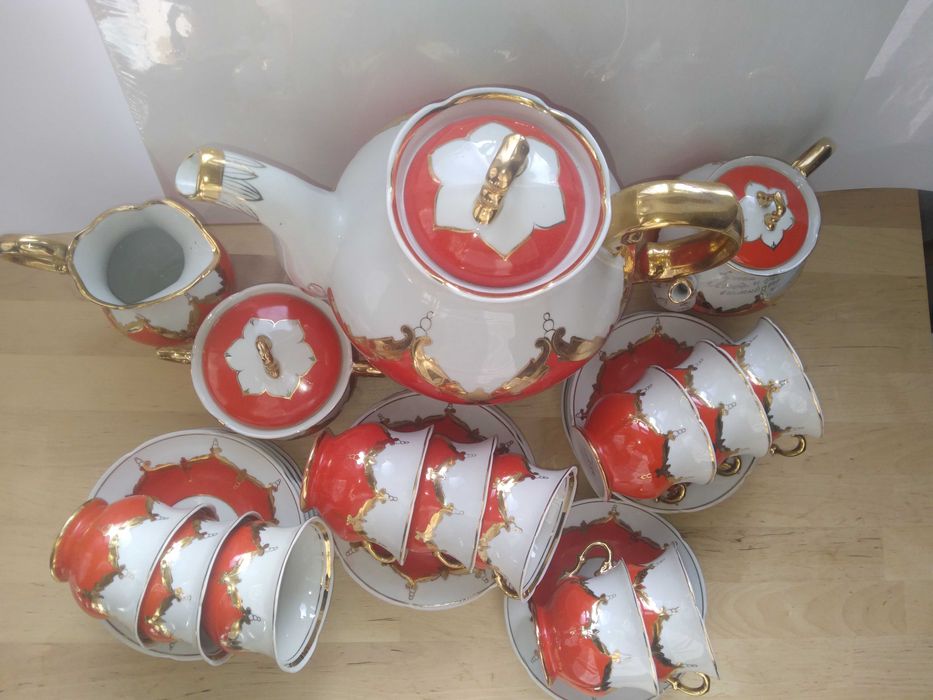 Вінтажний чайний сервіз Бутон на 12 персон 1963р Баранівський ФЗ 3 000 грн Посуд кухонне