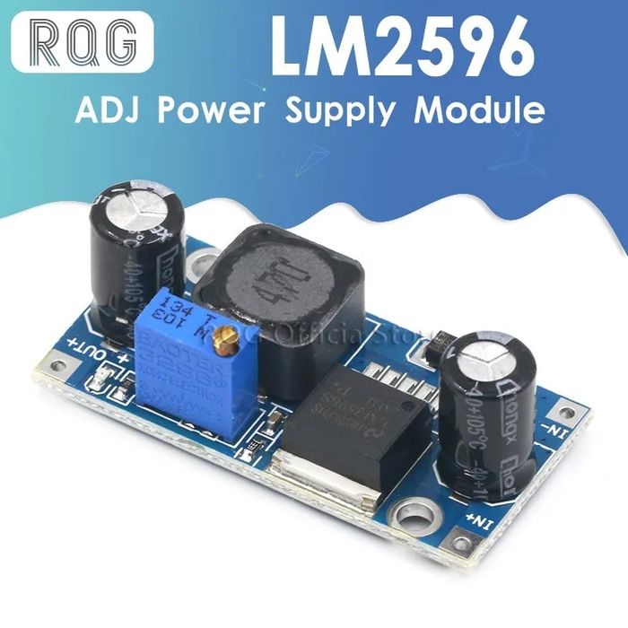 Модуль питания LM2596 LM2596S ADJ, Регулируемый понижающий модуль: 40 грн. - Інша електроніка ...
