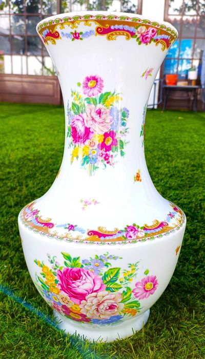 Lindíssimo pote tamanho grande - louça de Limoges original Sintra ...