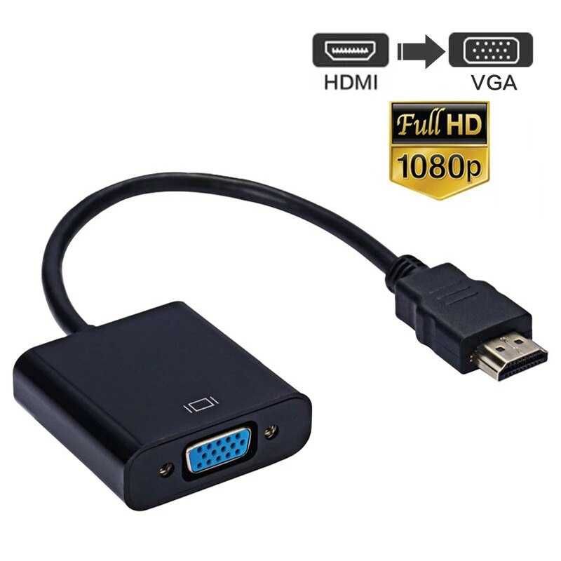 Кабель, переходник HDMI>Vga конвертер, адаптер: 110 грн. - Комплектуючі ...