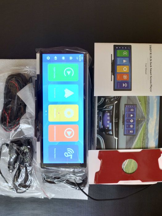 Видеорегистратор, планшет Podofo, Carplay, Android Auto, GPS, монитор ...