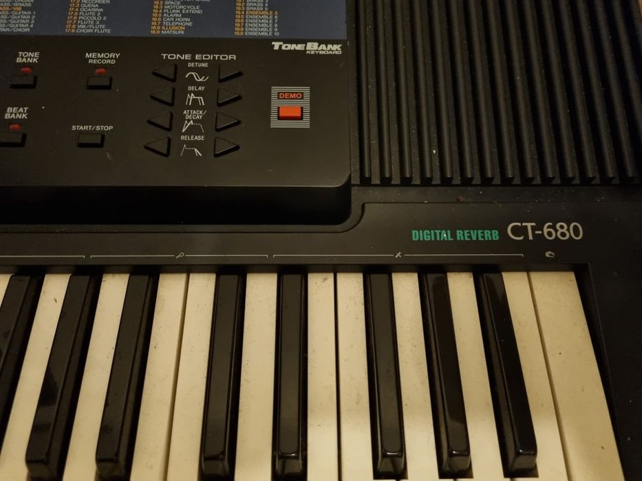 Teclado Digital Casio CT-680 Guia, Ilha E Mata Mourisca • OLX Portugal