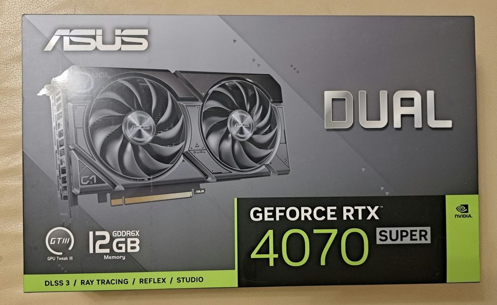 Відеокарта ASUS GeForce RTX 4070 SUPER 12GB GDDR6X DUAL-RTX4070S-12G: 27 700 грн. - Комплектуючі ...
