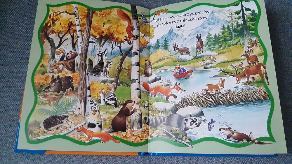 Tony Wolf seria Pierwsze książeczki 3 szt Mały atlas zwierząt las wieś ...