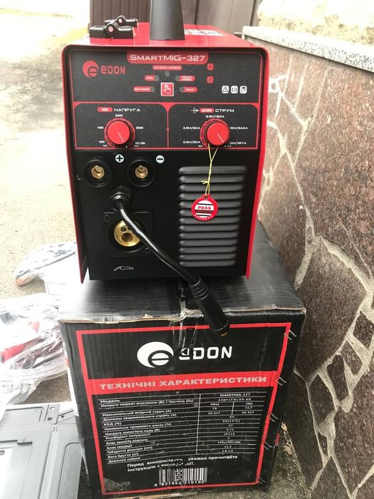 СУПЕРЦІНА!Зварювальний напівавтомат EDON Smartmig-327, MIG-280,MIG-308: 6 990 грн ...