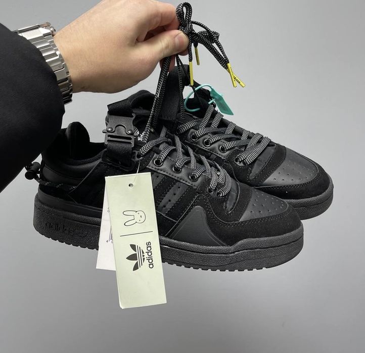 БеЗ ПЕРЕДОПЛАТ‼️ Чоловічі та жіночі Adidas Forum x Bad Bunny Black: 2 ...