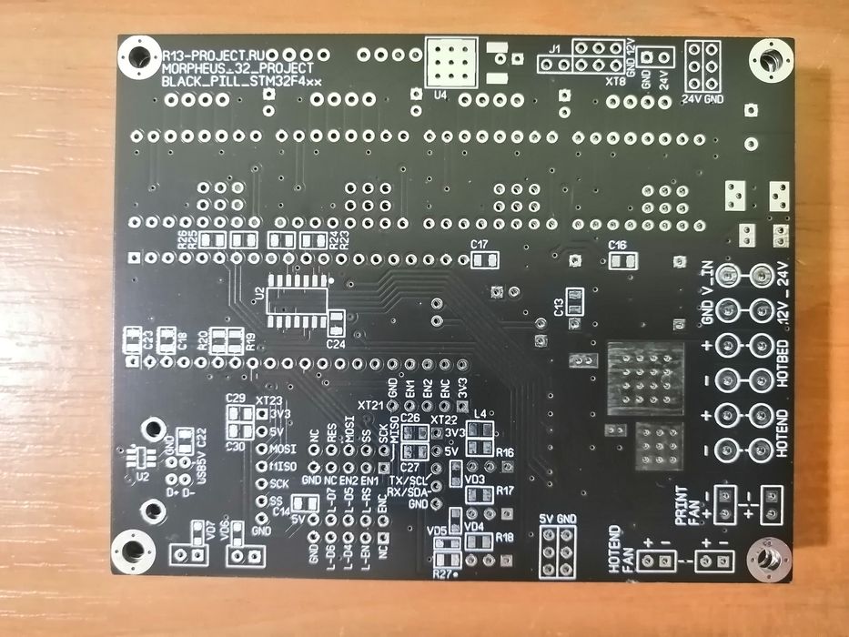 Печатная плата 3D принтера на основе Black Pill STM32F4xx: 100 грн. - Периферийные устройства ...