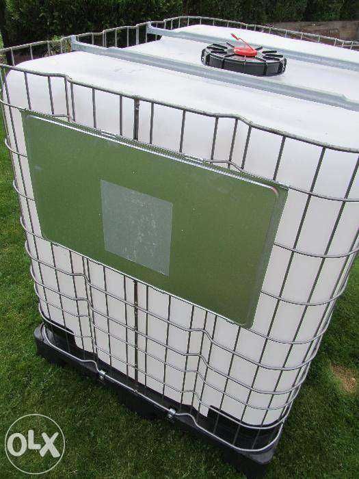 Zbiornik na wodę 1000L mauser mauzer JAK NOWY dostawa pod dom Opole • OLX.pl