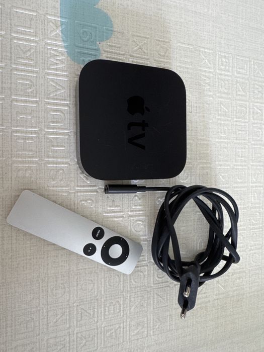 Apple TV gen 3 A1469 kabel zasilający oryginalngy pilot Klęk • OLX.pl