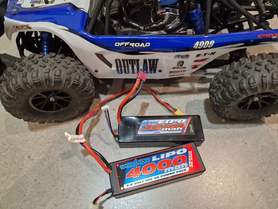 RC FTX OUTLAW 1/10 BRUSHLESS 4WD ULTRA-4 RTR BUGGY c/ 2 baterias Lipo ...