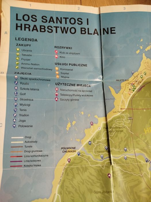 Mapa do gry GTA 5, po polsku Płock • OLX.pl