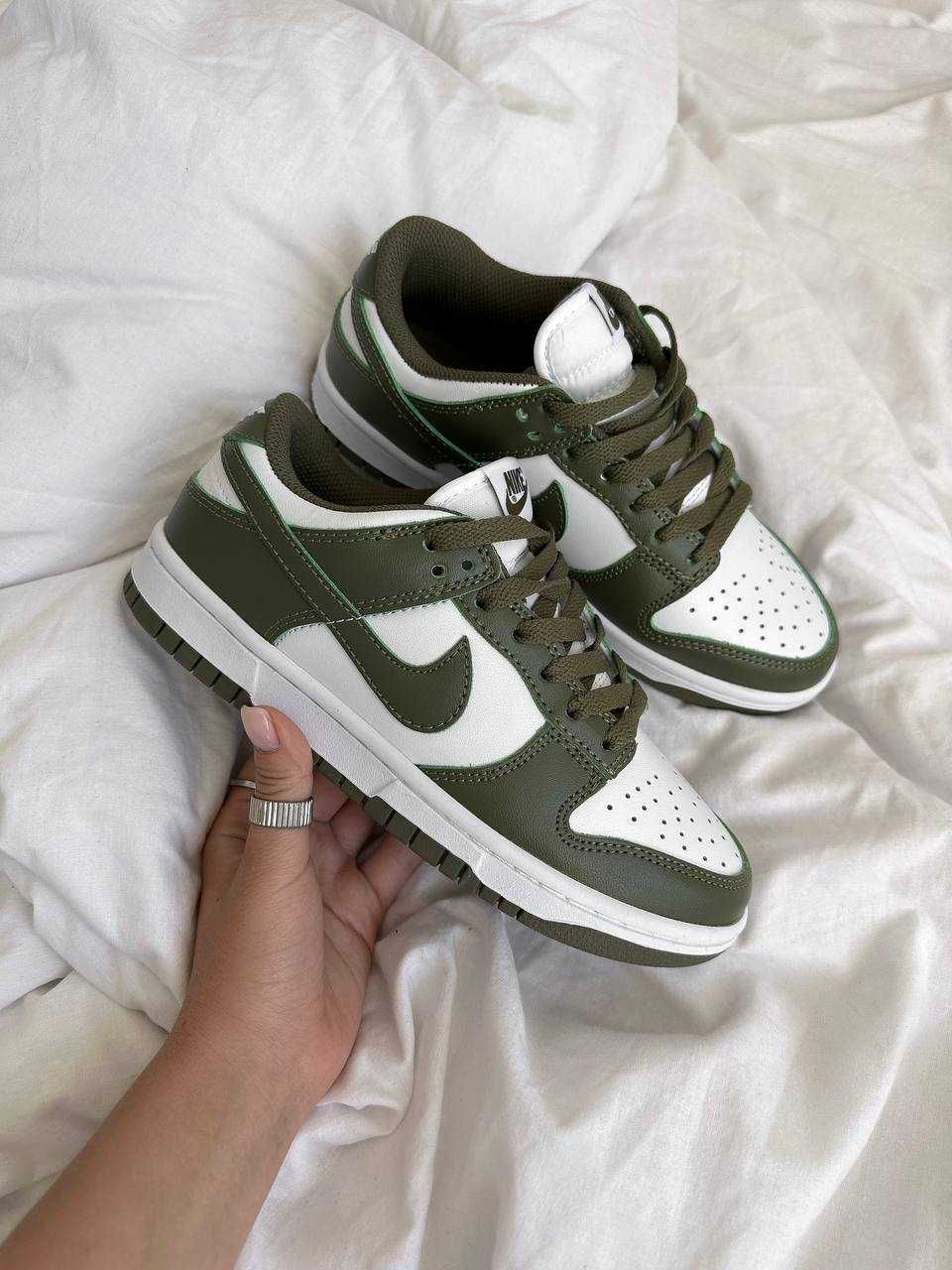 Женские кроссовки Nike SB dunk olive / Найк СБ данки зеленые 37 38 39: ...