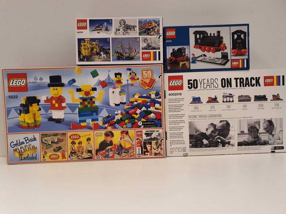 Lego 400.2016 - 50 Years On Track - NOWY UNIKAT - pakiet - 4 zestawy ...