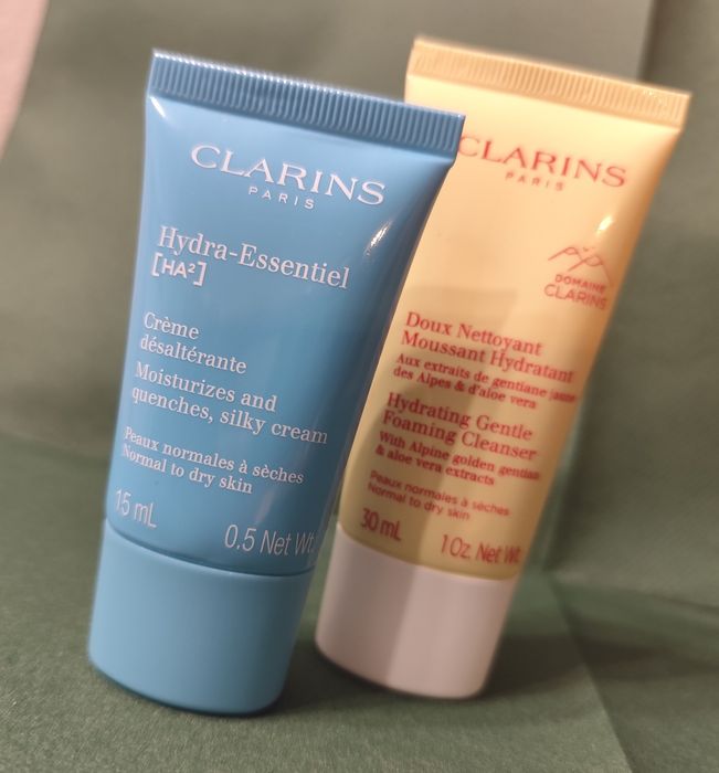 Clarins krem Hydra Essentiel mleczko do mycia Bobolice • OLX.pl