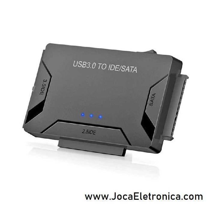 Conversor Adaptador IDE / SATA para USB 3.0 Arcozelo • OLX Portugal