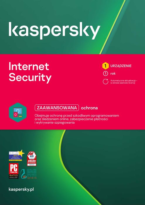 Antywirus Kaspersky Internet Security multi-device PL Kasperski Siedlec Duży • OLX.pl