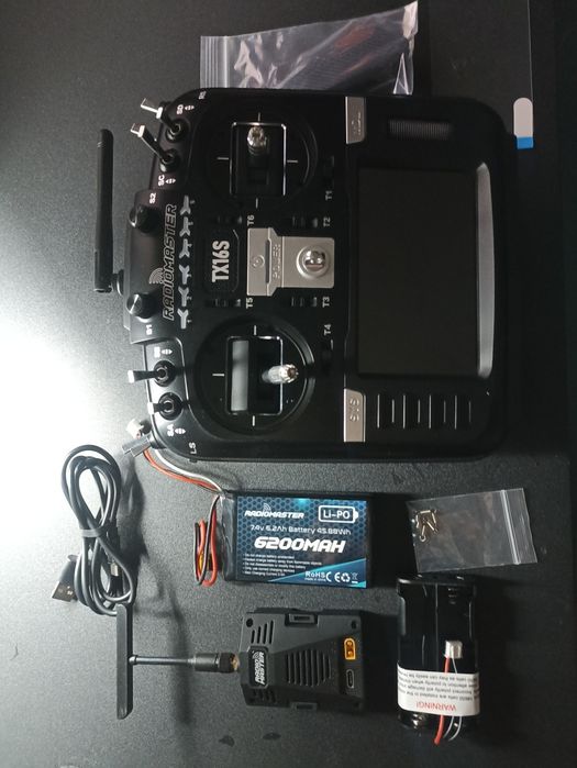Radiomaster TX16S MK2 4in1 LBT + Ranger Micro 2.4ghz + 2s Li-po 6200: ...