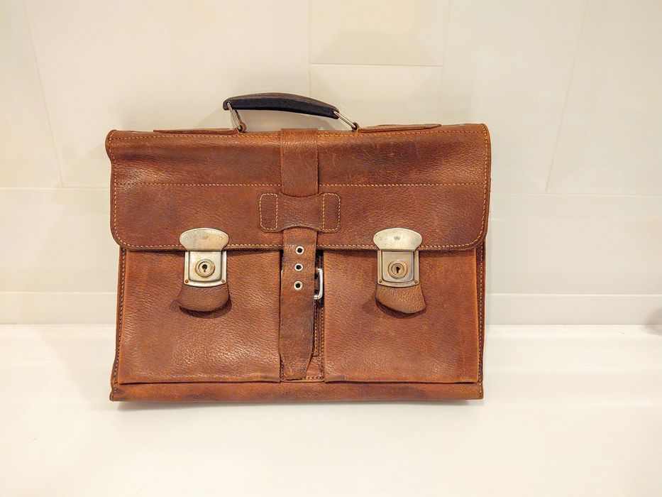 Torba skórzana tornister neseser antyk vintage retro klasyk Racula • OLX.pl