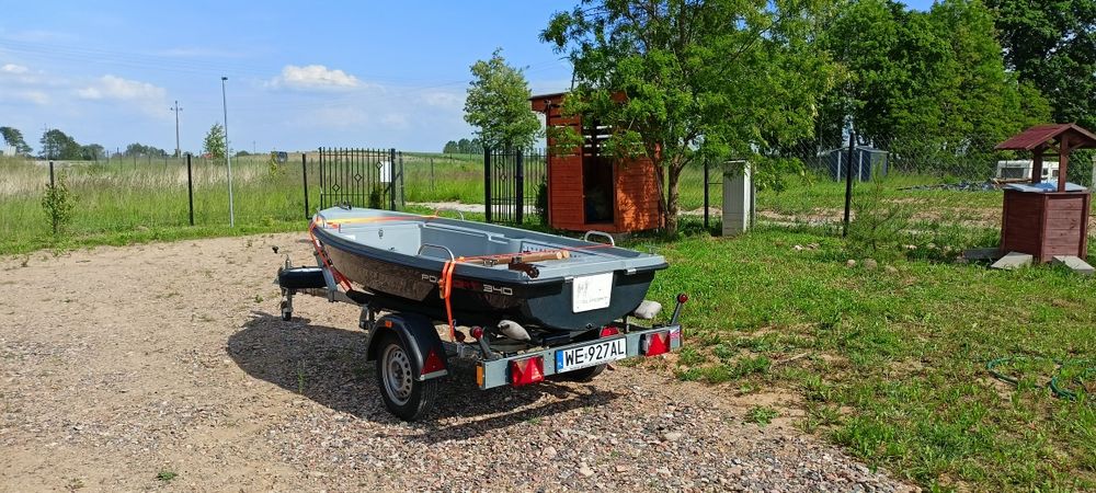 Łódka Polport 340 z silnikiem i przyczepą Ostrowite • OLX.pl