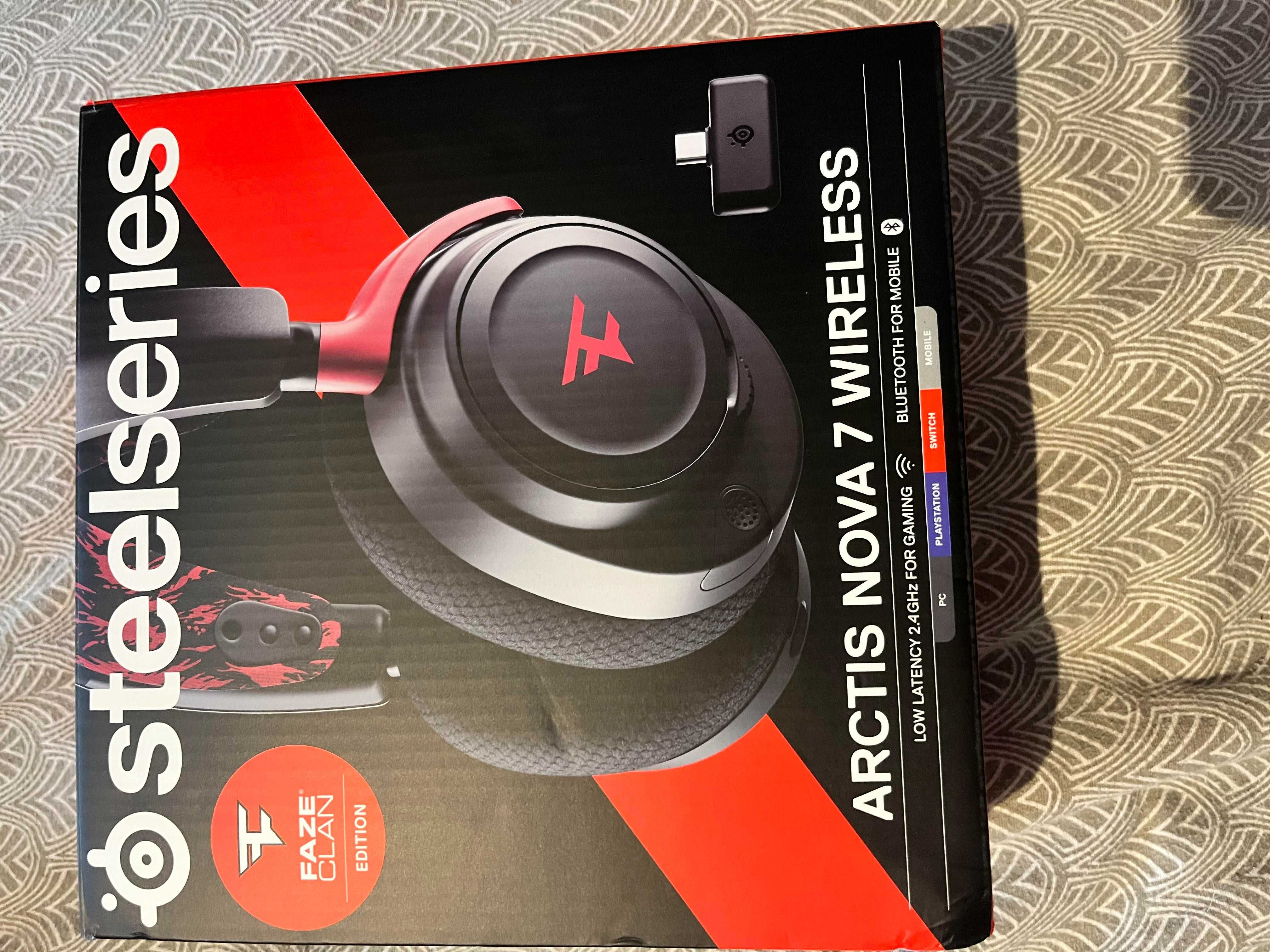 Słuchawki steelseries arctis nova 7 wireless faze clan edition nowe ... Słuchawki steelseries arctis nova 7 wireless faze clan edition nowe ...