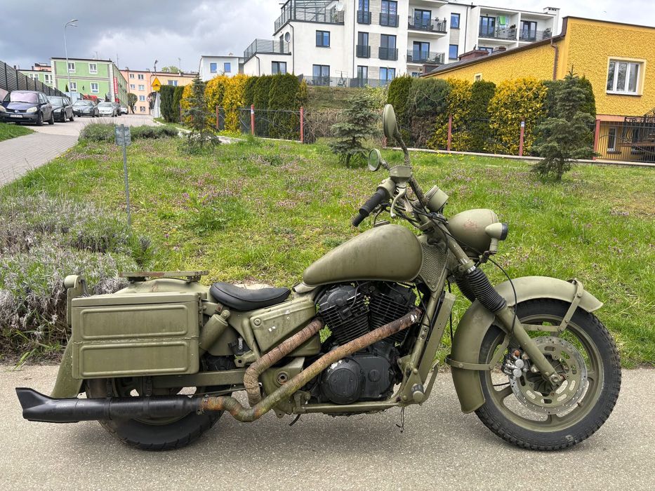 Honda Shadow VT 1100 Custom Army Military Człuchów • OLX.pl