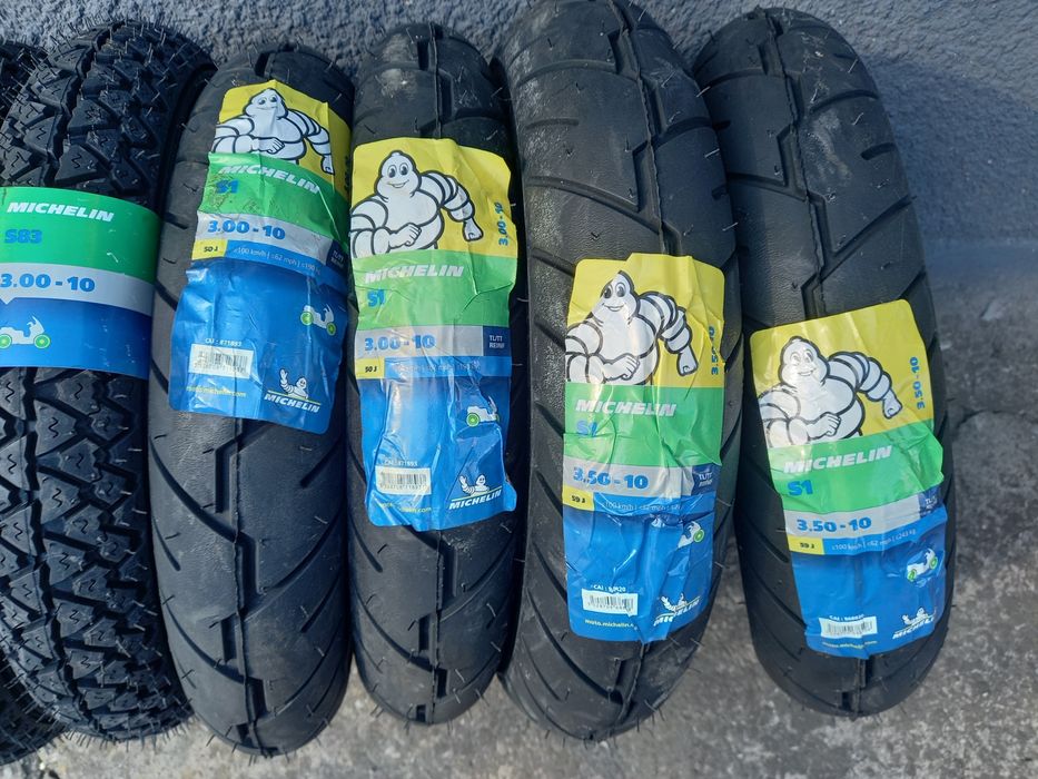 Шина мотошина покрышка колесо скат скутер Michelin 90x90x10, 3.00 - 10: ...