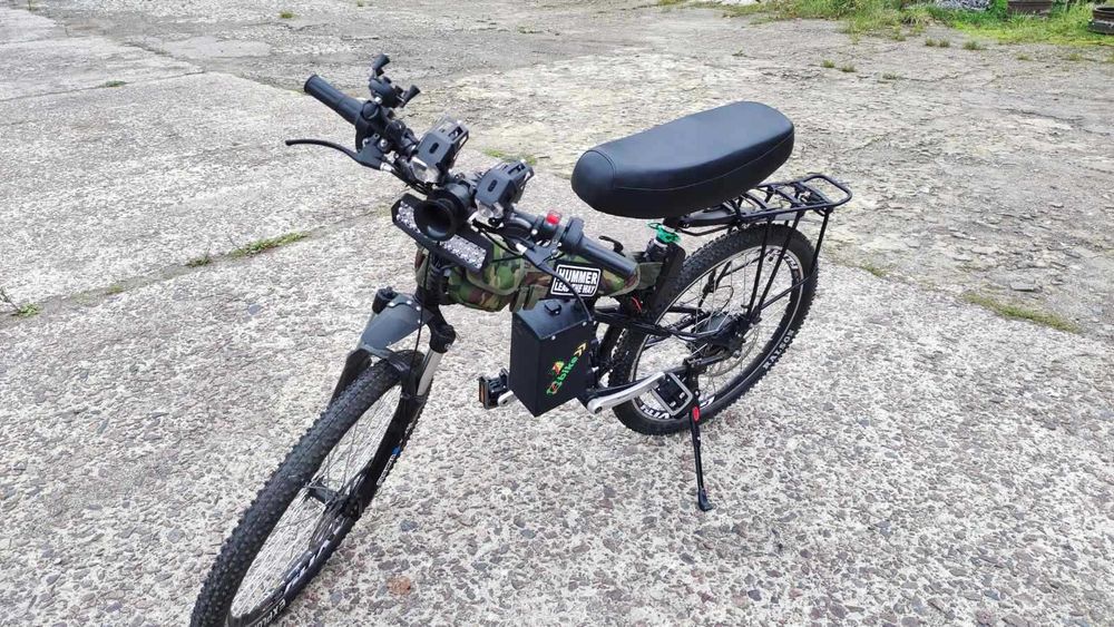 Крутий Складний Електричний Велосипед HUMMER 26x18' USA Army ЕЛЕКТРО ...