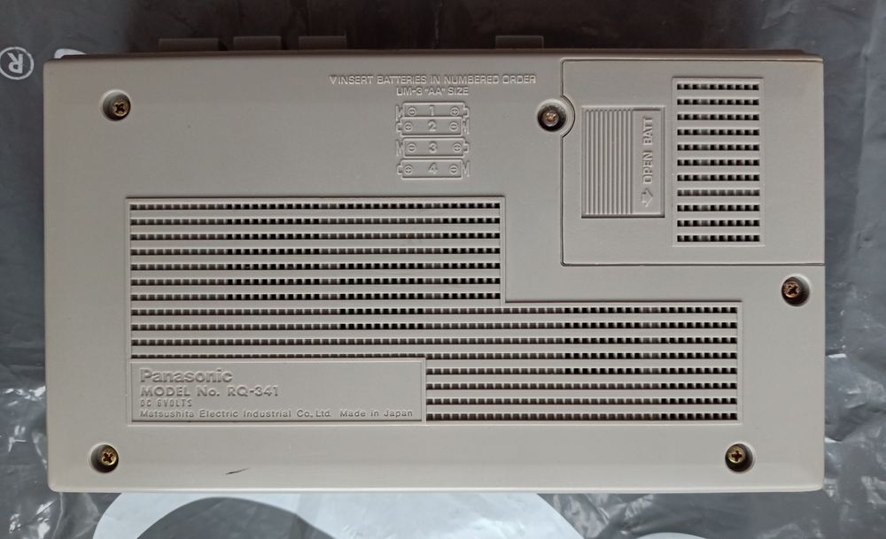 Винтажный кассетный плеер National Panasonic RQ-341 Коробочный: 4 500 ...