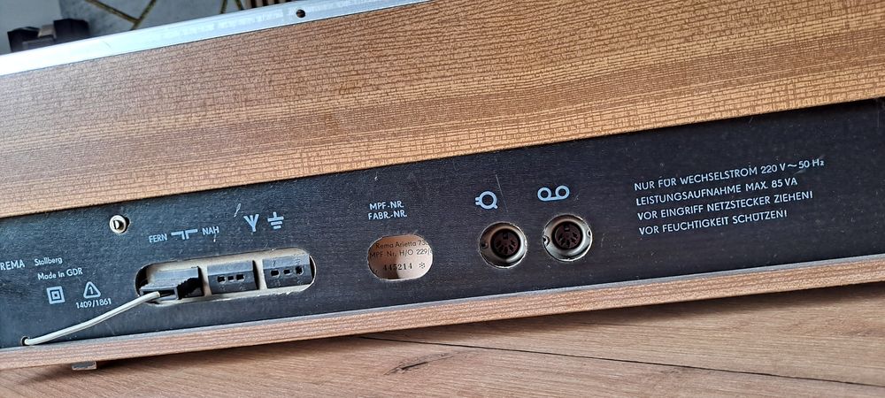 Rema Arietta stare radio loft stan idealny sprawne wenge 60-70 lata ...