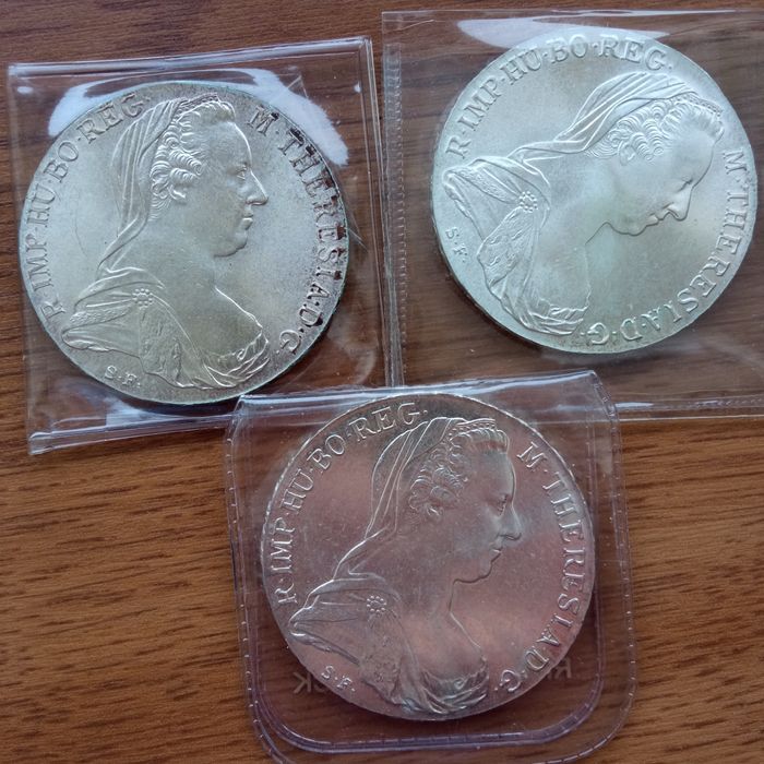 Talar 1780 Maria Teresa Nowe bicie Austria 3 szt Orzesze Centrum • OLX.pl