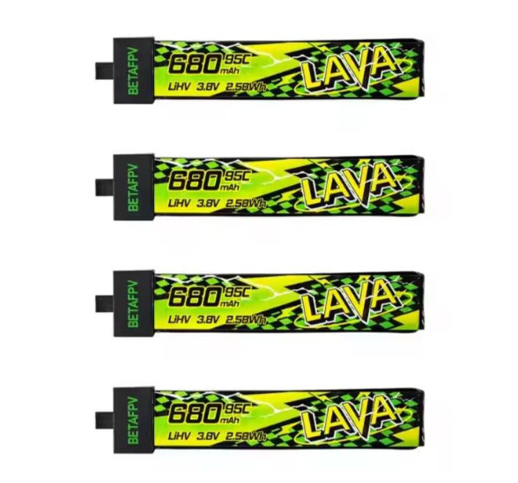 Акумулятор BetaFPV Lava II 1S 4.35V 680mAh Li-HV meteor 75pro: 1 500 ...